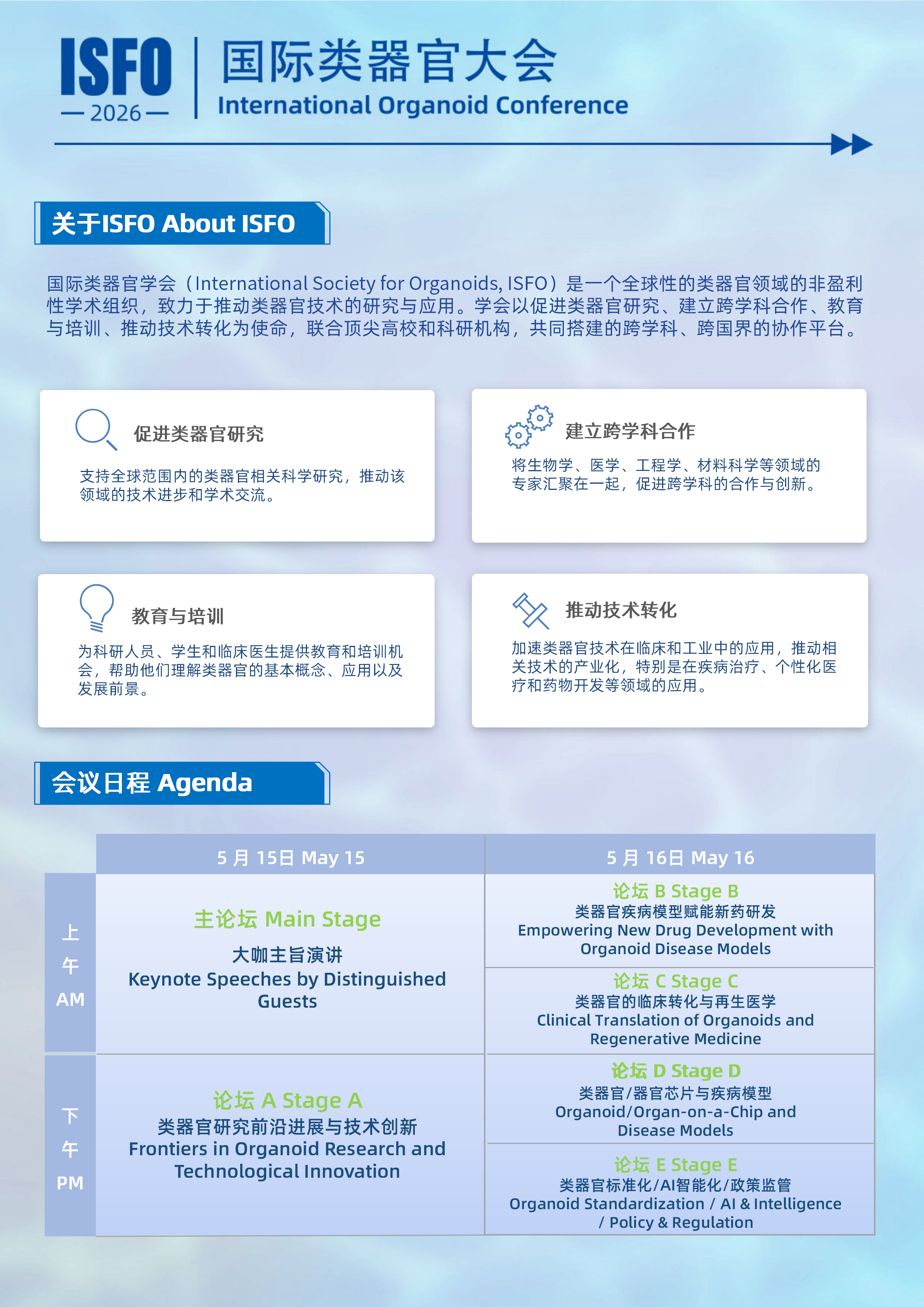ISFO 2026丨The Second International Organoid Conference